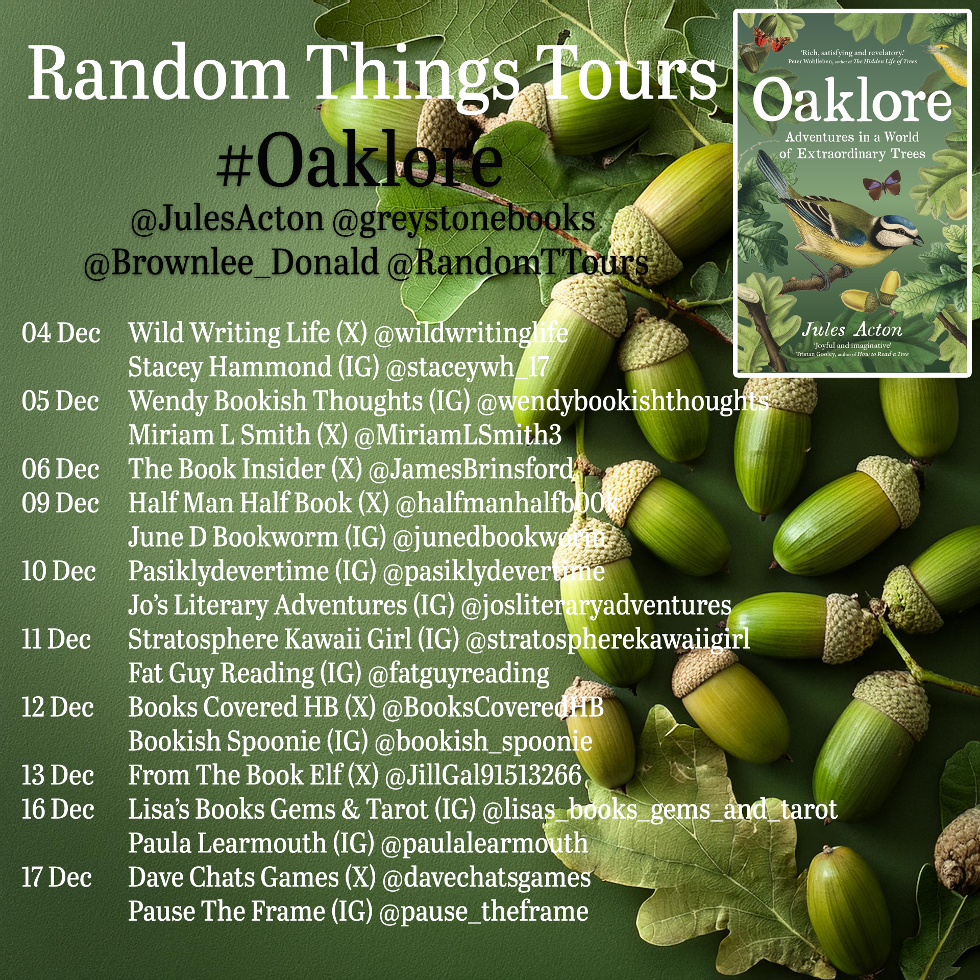 From small acorns grows Jules Acton’s mighty Oaklore – The Book Insider